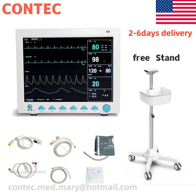 Cms8000 With Cart Stand Portable Vital Signs Icu Cardiac Patient ...