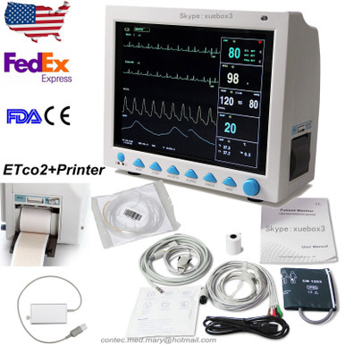 Co2 Monitoring Icu Ccu Patient Monitor Vital Sign Monitor With Etco2 ...