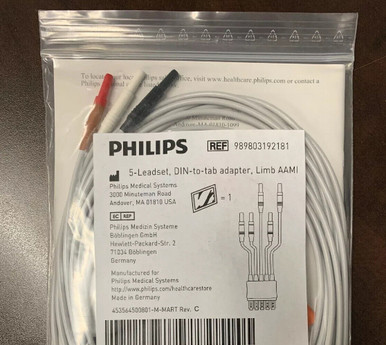 Philips 989803192181 5 Lead Ecg/ Ekg Cables - Industrial Lynx
