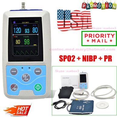Pm50 Handheld Ambulatory Blood Pressure Monitor Spo2 Software Analyze ...