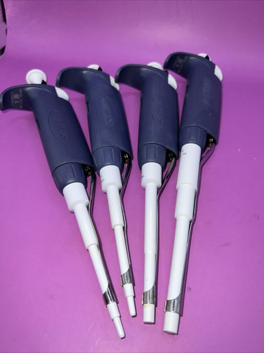 Set 4 Rainin Pipet-Lite Pipettes Range From 0.1 To 1000 Ul - Industrial ...