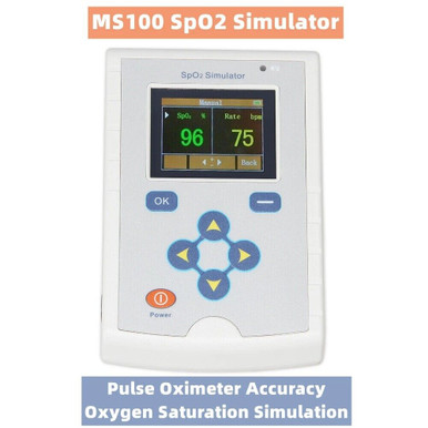 Spo2 Pulse Rate Patient Simulator, Oxygen Saturation Simulator Ms100 ...