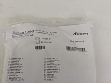Stockert Gmbh M490014 Smartablate System Ground Cable 3M - Industrial Lynx