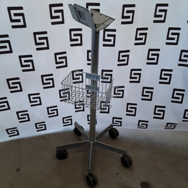 Polymount Gcx Mobile Stand Cart Patient Monitor Rolling Roll 5 Legs For ...