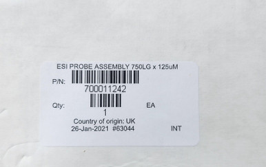 Waters 700011242 Esi Probe Assembly 750 Mm X 125 M - Industrial Lynx