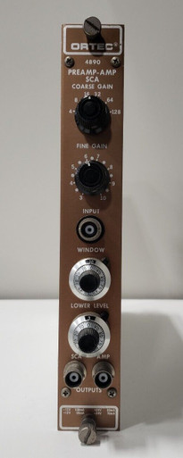 Ortec 4890 Single Channel Analyzer Preamplifier-Amplifier Sca Nim ...