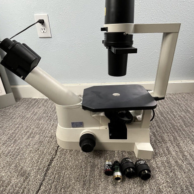 Nikon Eclipse Ts100 Trinocular Microscope W/ 10X 20X And 4X Objectives ...