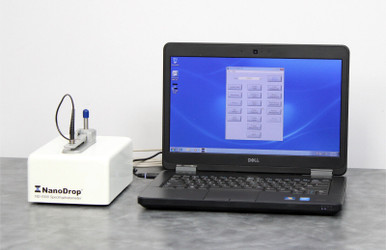 Nanodrop 1000 Uv/Vis Spectrophotometer Nd-1000 With Laptop And Software ...