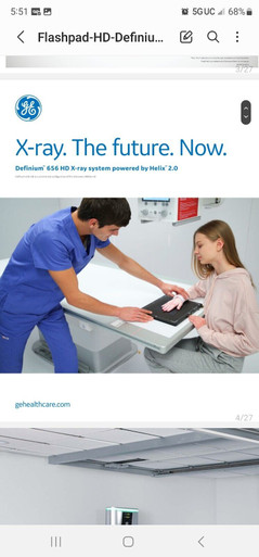 Portable X-Ray Siemens With Ge Optima Amx 240 Flashpad Hd 100 Micron ...