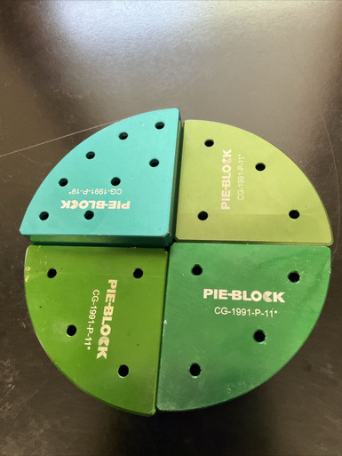 4 Count Chemglass Pie-Blocks Reaction Blocks Safety Holders Cg-1991-P ...