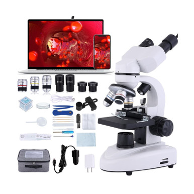 Binocular Compound Microscope 40X-2000X, Research Grade Professional ...