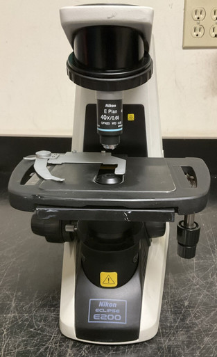 Nikon Eclipse E200 Microscope With One 40X/0.65 E Plan Objective | No ...