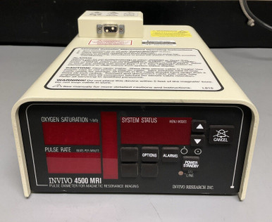 Invivo 4500 Mri Pulse Oximeter | Ref 3109-3 | No Power Supply ...