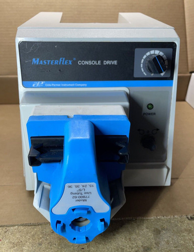 Masterflex 7520-40, 6-600 Rpm 115V Peristaltic Pump + Easy Load 3 Head ...