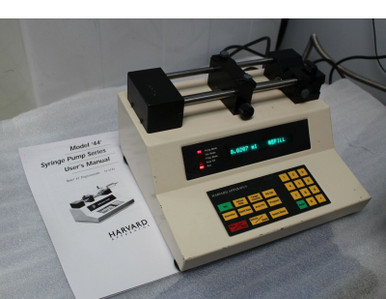 Harvard Single Syringe Programmable Infusion/Withdrawal Pump 44, Manual ...