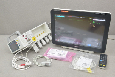 Philips Intellivue Mx800 W/ Intellivue X2 & M8048 Rack W/ Philips Bis ...