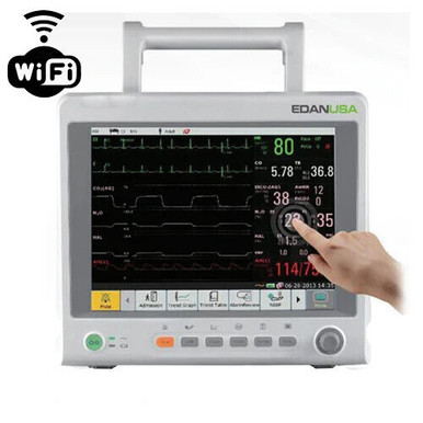 Edan Im70 Patient Monitor, Ecg, Resp, Nibp, Spo2, Temp, Pr, Touch ...