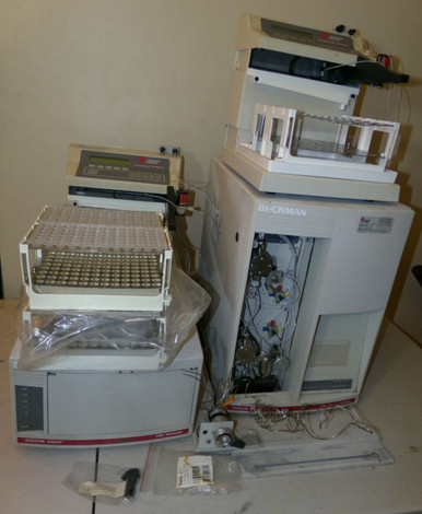 Beckman System Gold Hplc System W/ Pump 126, Detector 168, Two Sc100 Fc ...