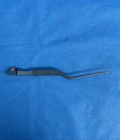 Codman 80-1125 Surgical Bayonet Bipolar Titanium Forceps - Industrial Lynx