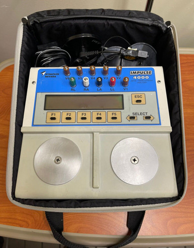 Dynatech Nevada Impulse 4000 Defibrillator Analyzer W/Bag, Power, Pacer ...