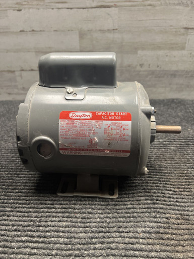 Dayton Capacitor Start Motor 4K928 1/3Hp 115/230Vac 1725Rpm Frame 48 ...