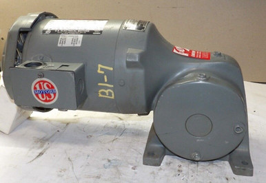 Us Motors 1/2 Hp Unimount 125 Gearmotor W Gwp 3/4 Hp Syncrogear 58:1 ...