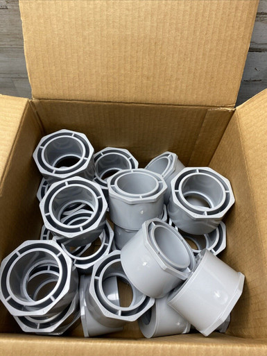 Box Of 25 Cantex 5140867 3" X 2" Conduit Pvc Reducer Fittings ...
