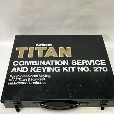 Kwikset Titan Combination Service And Keying Kit No. 270 - Industrial Lynx