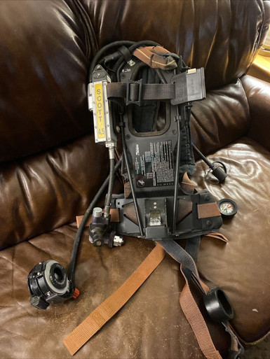 Scott 4.5 Scba Harness W/Airpak Plus & Ez Flo Regulator & Air Supply ...