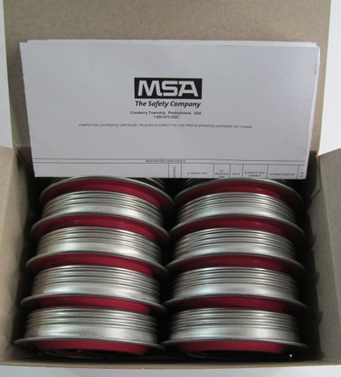 10-Pack Msa 815177 Low Rider High Efficiency P100 Respirator Filter ...