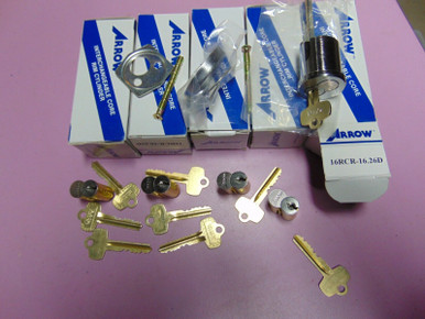 5 - A Cores 6 Pin With Rim And 1 Core Key And 8 Keys - Industrial Lynx