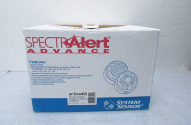 System Sensor Spscwhk Spectralert Ceiling Mount Speaker Strobe Ctsc ...