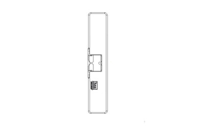Hes 9600 606 Lbsm Electric Strike Body Latchbolt Strike Monitor Brass ...