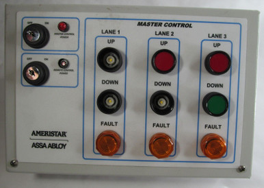 Assa Abloy Ameristar 3-Lane Pushbutton Master Control Panel ...
