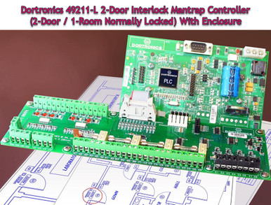 Dortronics 49211-L 2-Door Interlock Mantrap Controller With Enclosure Cta - Industrial Lynx
