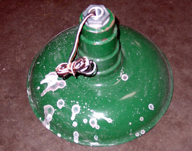 Classic Dome Rlm 14" Industrial Lighting Fixture Green - Industrial Lynx