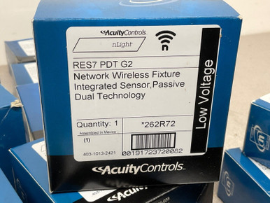 Acuity Controls Res7 Pdt G2 Network Wireless Fixture Integrated Sensor ...