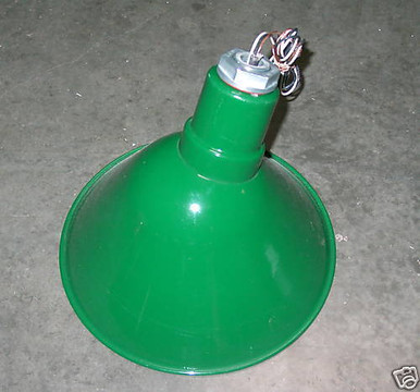 Angle Reflector 11" Industrial Lighting Fixture Green - Industrial Lynx