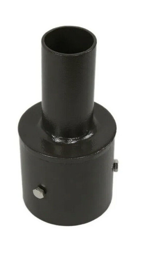 Light Pole Adapter 4" To 3 Round Pole, Dark Bronze, Pole Mount ...