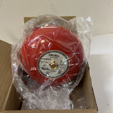 Edwards Signaling 438D-6N5-R Fire Bell,Red,6 In. - Industrial Lynx