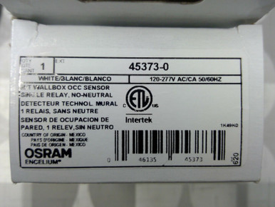 Osram Encelium Ssm-Lnv / 45373-0 Dual Tech Wall Mount Sensor ...