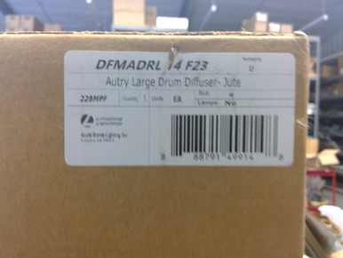 Lithonia Dfmadrl14F23 Large Drum Diffuser - Industrial Lynx