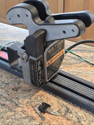 Blac-Rac By Setina Emergency Vehicle Rack/Lock - Electronic. With Key ...