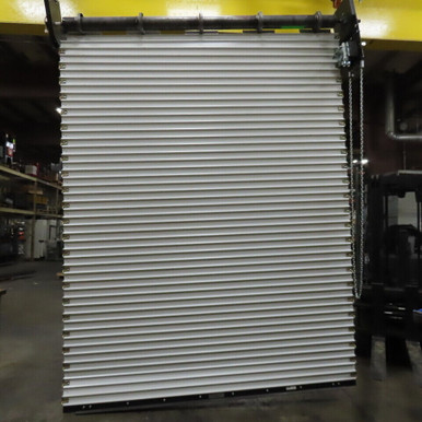 Chi Model 7301 8' X 8' 8" Manual Chain Roll Up Fire Door - Industrial Lynx