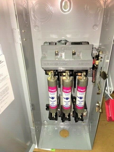 Ge Safety Switch Th3363 Mod 12 100 Amp 600Vac Type 1 Indoor Enc W ...