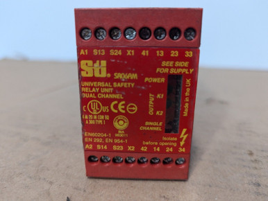 Sti Sa06Am Universal Monitoring Safety Relay Unit Dual Channel ...