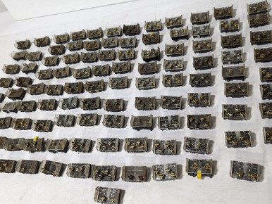 Large Lot (59 Pcs) Of Allen Bradley Contact Blocks, Various Types ...