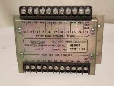 Total Control Products Tcp Op2026, 120Vac Input Module - Industrial Lynx