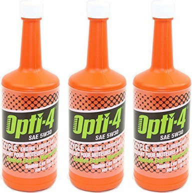 Opti-4 Sae 5W30 20 Fl Oz 4-Cycle Formula Engine Lubricant, 3-Pack ...