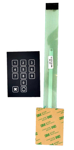 Wayne Helix Keypad & Overlay Wu007271-0001 And Wm047521-0001 ...